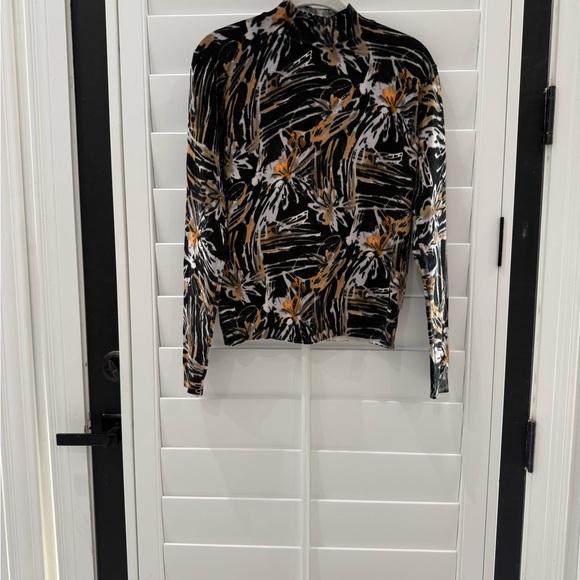 Pierri New York | Tops | Pierri New York Black And Brown Floral Blouse5 ...